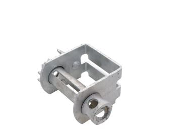 Trailer Winch Double L Style - Zinc — TarpHaus